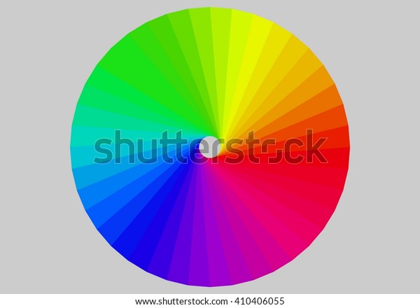 Cone Colors Palette Stock Vector (Royalty Free) 410406055