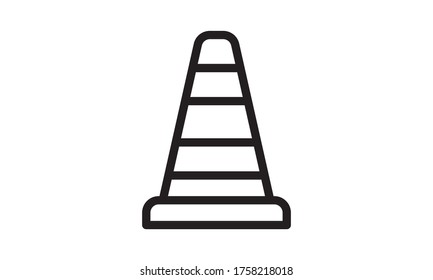 Cone Icon Cone Symbol Design Construction Stock Vector (Royalty Free ...