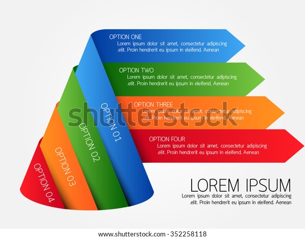 Cone Infographic Eps10 Vector Illustration Stock Vector (Royalty Free ...
