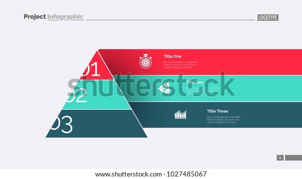 Cone Staircase Diagram Slide Template Stock Vector (Royalty Free ...