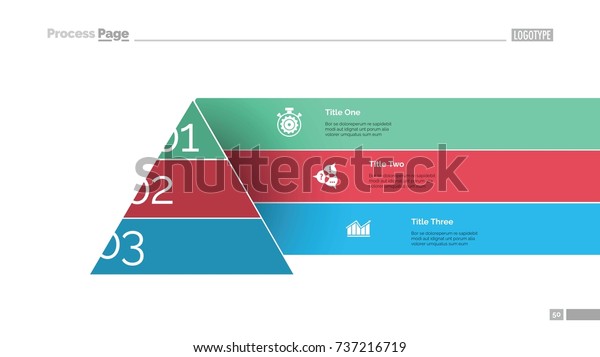 Cone Staircase Diagram Slide Template Stock Vector (Royalty Free) 737216719
