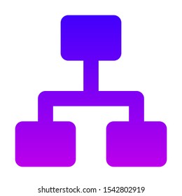 Purple Business Hierarchy Organogram Chart Infographics: стоковая ...