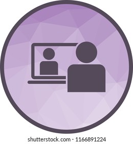 Conference Call Icon Stock Vector (Royalty Free) 1166891224 | Shutterstock