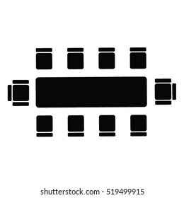 Conference Room Vector Stock Vector (Royalty Free) 519499915 | Shutterstock
