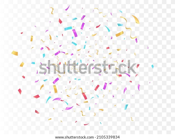 Explosión de explosiones de confetti En: vector de stock (libre de ...