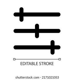Configuration Options White Linear Ui Icon Stock Vector (Royalty Free ...