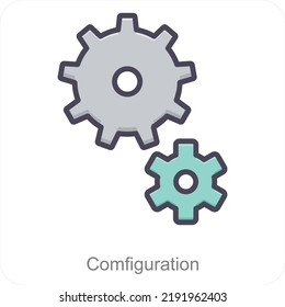 Configuration Settings Icon Concept Stock Vector (Royalty Free ...