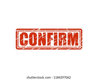 Confirm Stamp Red Stock Vector (Royalty Free) 1184297062 | Shutterstock