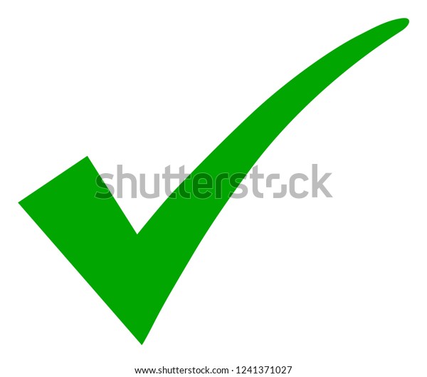 Confirm Tick Vector Icon Symbol Flat : image vectorielle de stock ...