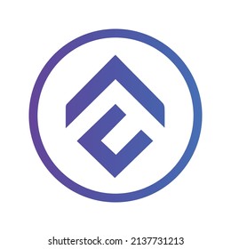 Conflux Cryptocurrency Token Icon Cfx Token Stock Vector (Royalty Free ...