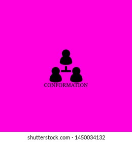 Conformation Icon Sign Signifier Vector Stock Vector (Royalty Free ...