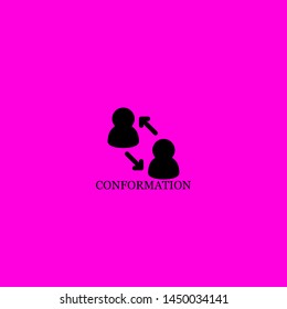 Conformation Icon Sign Signifier Vector Stock Vector (Royalty Free ...