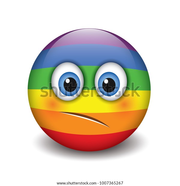 Confused Emoticon Emoji Smiley Vector Illustration : image vectorielle ...