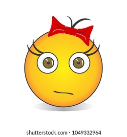 Confused Face Emoji Vector Stock Vector (Royalty Free) 1049332964 ...