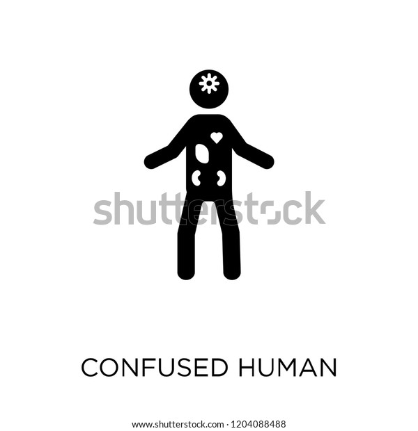 Confused Human Icon Confused Human Symbol 스톡 벡터(로열티 프리) 1204088488 ...
