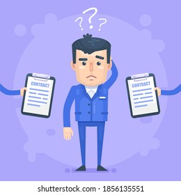 135 Confused between two choices Stock Vectors, Images & Vector Art ...