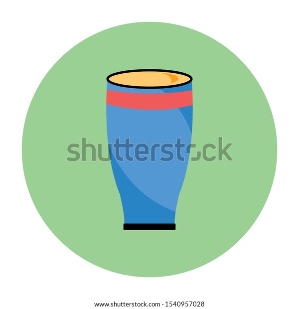 Conga Drum Simple Illustration Clip Art Stock Vector (Royalty Free ...
