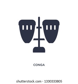 Conga Icon Simple Element Illustration Africa Stock Vector (Royalty ...