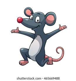 Congrats Rat Vector Art Illustration Stock Vector (Royalty Free ...