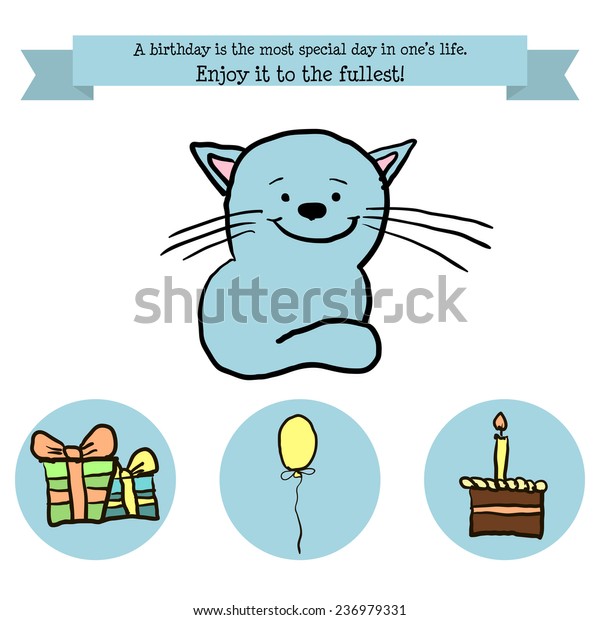 Congratulations Birthday Character Stock Vector (Royalty Free ...
