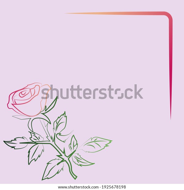 Congratulations Card Background Line Art Pink: เวกเตอร์สต็อก (ปลอดค่า ...