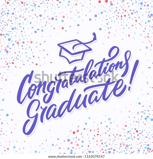 Congratulations Graduate Banner Stock Vector (Royalty Free) 1162078147 ...