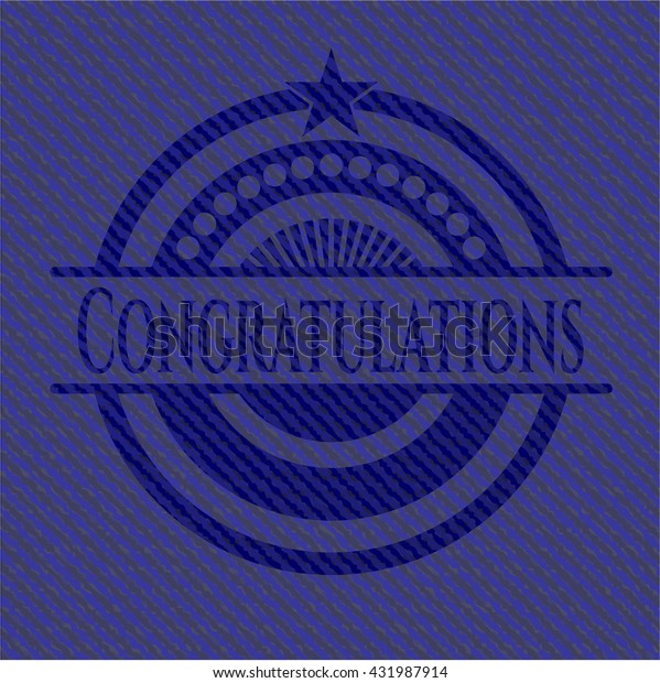 Congratulations Jean Background Stock Vector (Royalty Free) 431987914 ...