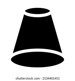 Conical Icon Black Color Stock Vector (Royalty Free) 2134401451 ...
