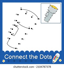 Connect Dots Counting Numbers 1 20 Stock Vector (Royalty Free ...
