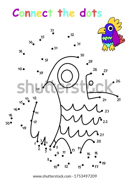 Connect Dots Stock Vector Illustration Cartoon Stock Vector (Royalty ...
