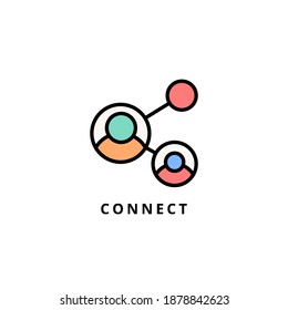 Connect Icon Vector Illustration Connect Icon Stock Vector (Royalty ...