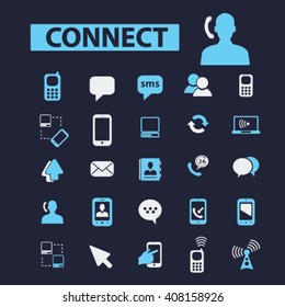 Connect Icons: เวกเตอร์สต็อก (ปลอดค่าลิขสิทธิ์) 408158926 | Shutterstock