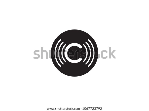 Connect Letter C Logo Design Template 스톡 벡터(로열티 프리) 1067723792 ...
