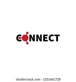 Connect Logo Design Template Elements Vector Stock Vector (Royalty Free ...