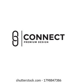 Connect Logo Icon Vector Template Stock Vector (Royalty Free ...