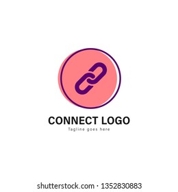 Connect Logo Template Design Connect Logo Stock Vector (Royalty Free ...