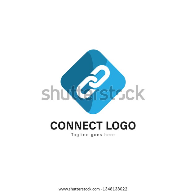 Connect Logo Template Design Connect Logo Stock Vector (Royalty Free ...