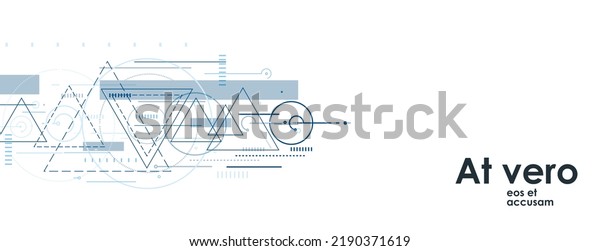 Connect Triangle Cover Design Dotted Lines Stock Vector (Royalty Free ...