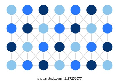 Connected Dots Lines Technology Background Template Stock Vector ...