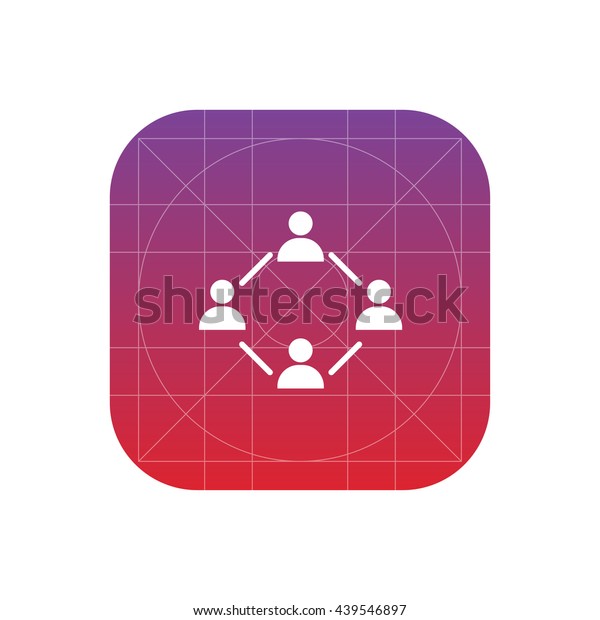 Connecting People Icon Stock Vector (Royalty Free) 439546897 | Shutterstock