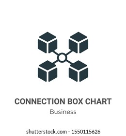 Connection Box Chart Vector Icon On Stock Vector (Royalty Free) 1550115626