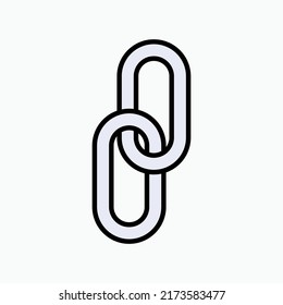 Connection Icon Connecting Link Symbol Vector Stock Vector (Royalty ...