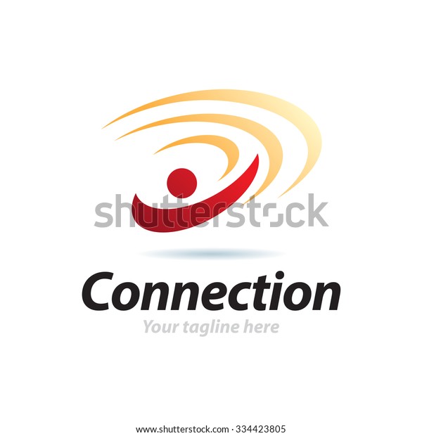 Connection Icon Vector Logo Template Stock Vector (Royalty Free ...