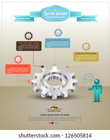 Connection Infographic Vector Illustration Plan Information Stock ...