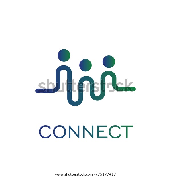 Connection Logo Business Stock Vector (Royalty Free) 775177417