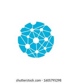 Connection Logo Design Simple Modern Template: เวกเตอร์สต็อก (ปลอดค่า ...