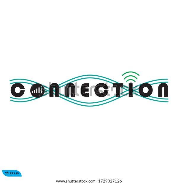 Connection Logo Icon Design Vetor Illustration Stock Vector (Royalty ...