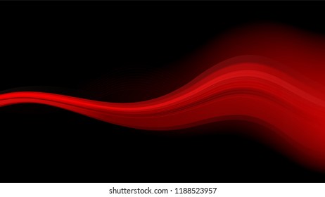 Connection Red Speed Line Abstract Technology Stock Vector (Royalty ...