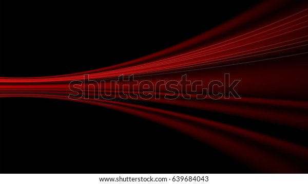 Connection Red Speed Line Abstract Technology Stock Vector (Royalty ...
