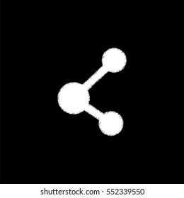Connection White Vector Icon Stock Vector (Royalty Free) 552339550 ...